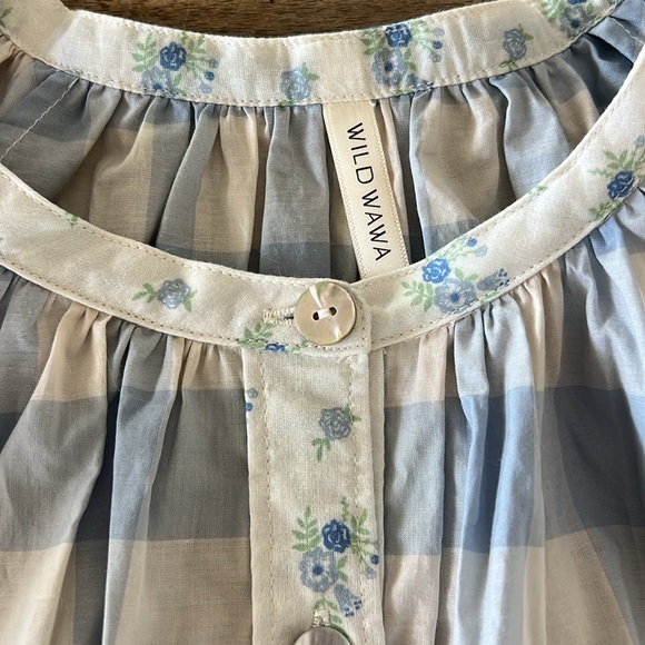 Wild Wawa | Tops | Wild Wawa Check Blouse | Poshmark